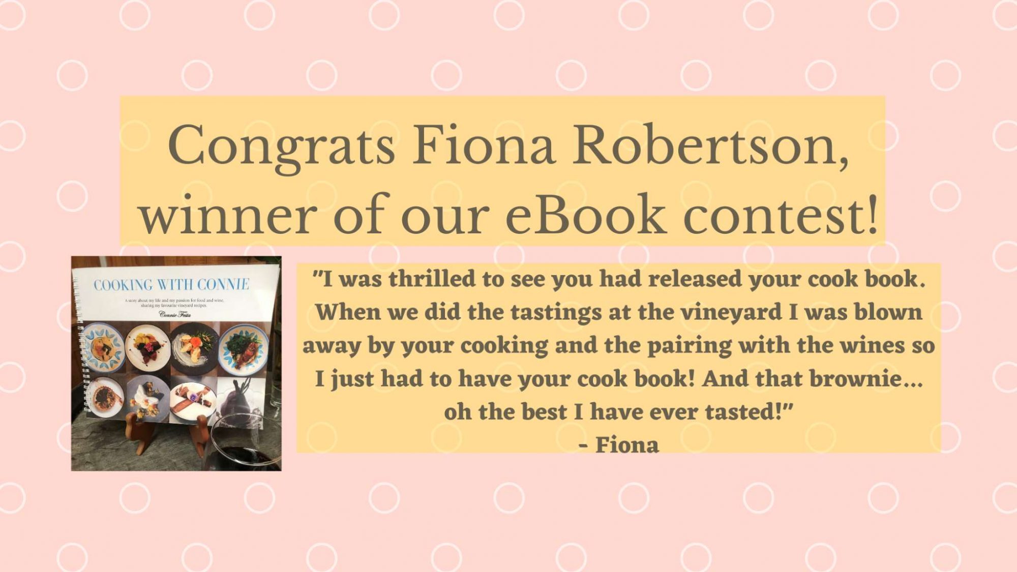 Congrats Fiona (2) - Peacock Sky Vineyard
